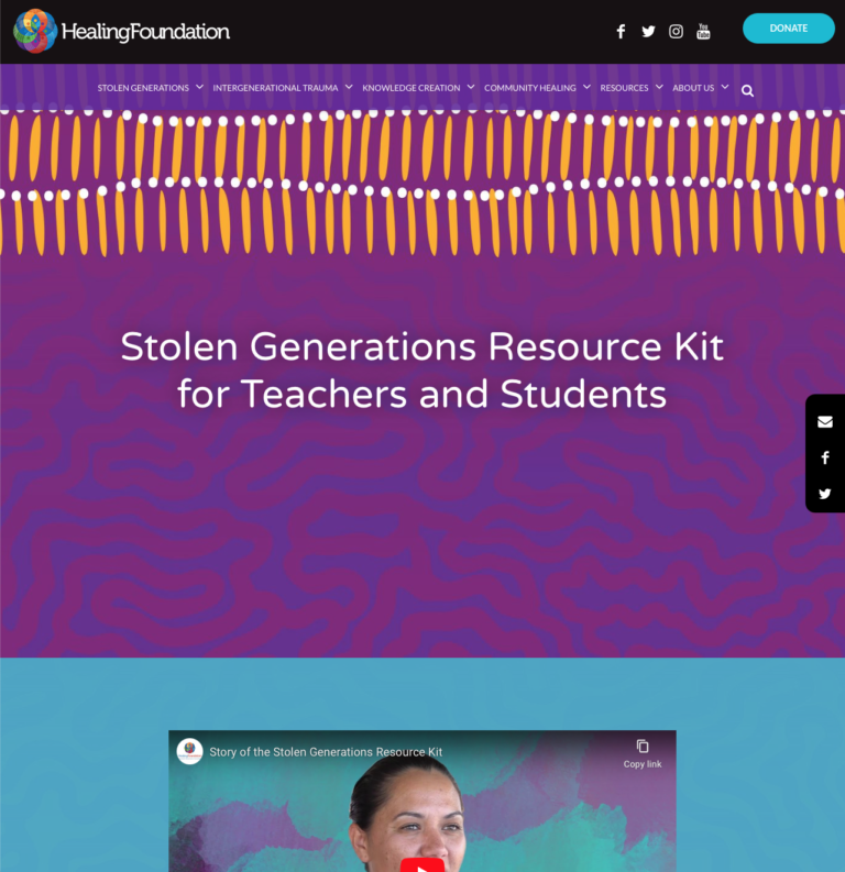 Stolen Generations Resource Kit for Teachers and Students – AIPEP